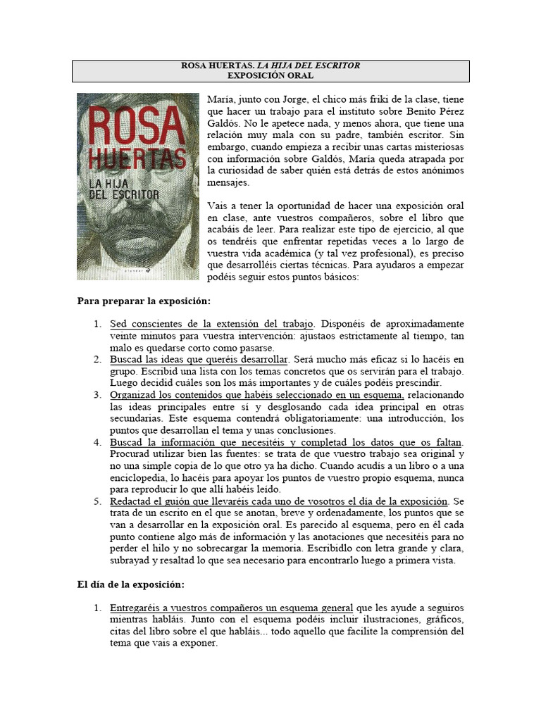 La Hija Del Escritor | PDF