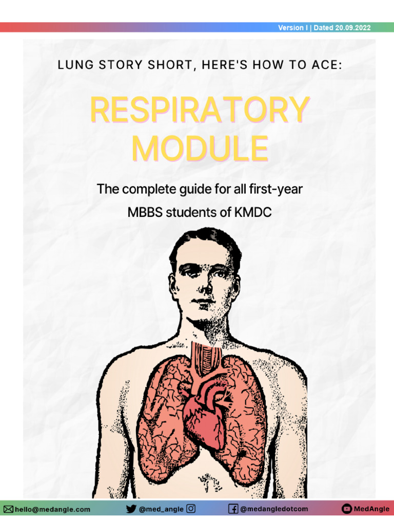 Respiratory Module Guide | PDF | Respiratory System | Breathing