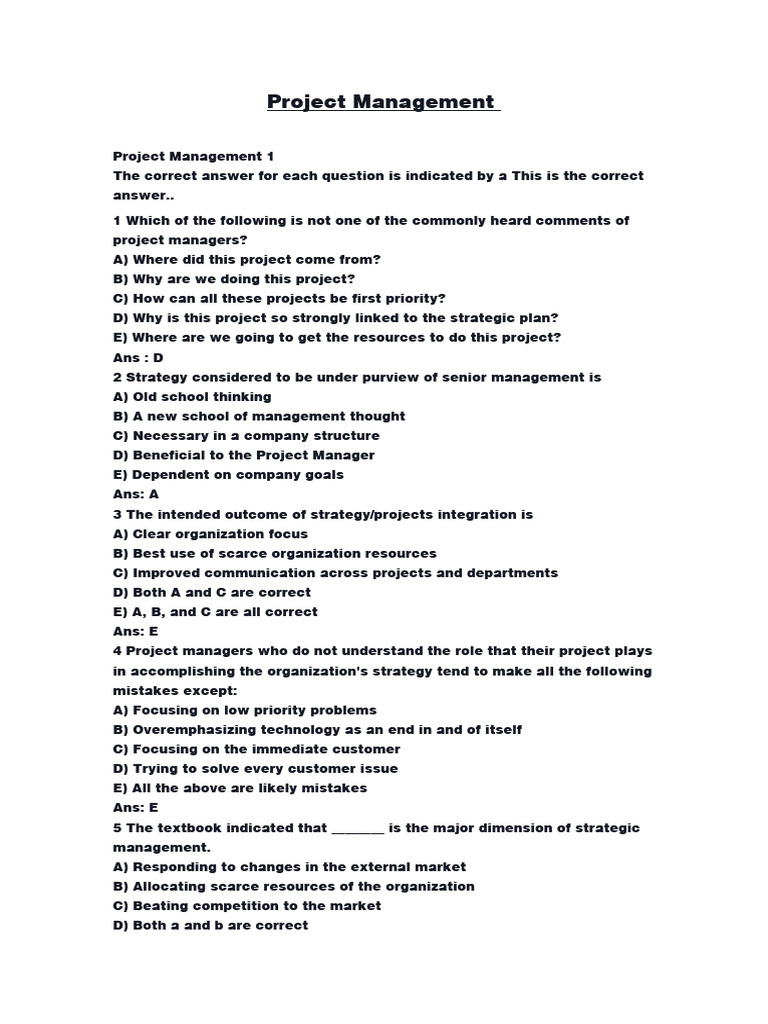 Project Management | Download Free PDF | Risk | Project Management