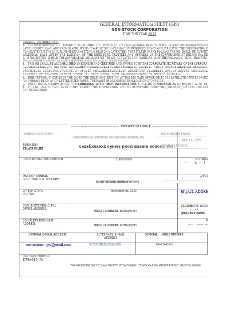 General Information Sheet | PDF | Securities (Finance) | Investing