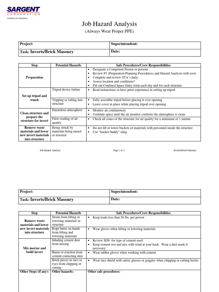 Inverts Brick Masonry 2016 Version | PDF | Cement | Personal Protective ...