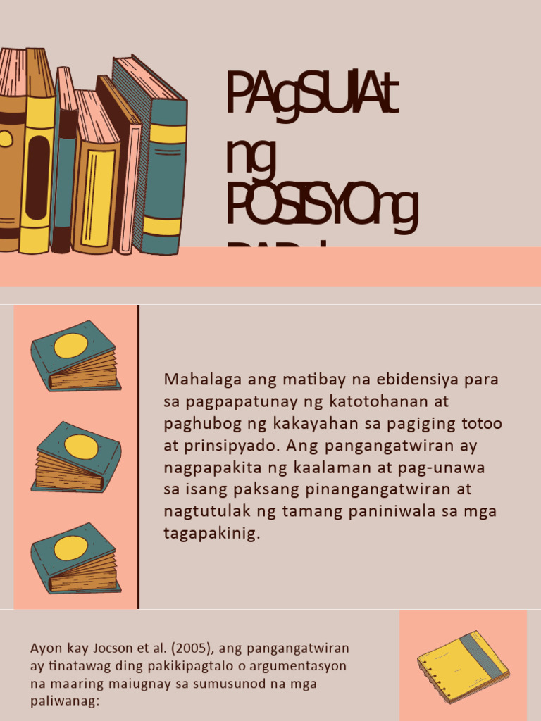 Pagsulat NG Posisyung Papel | PDF