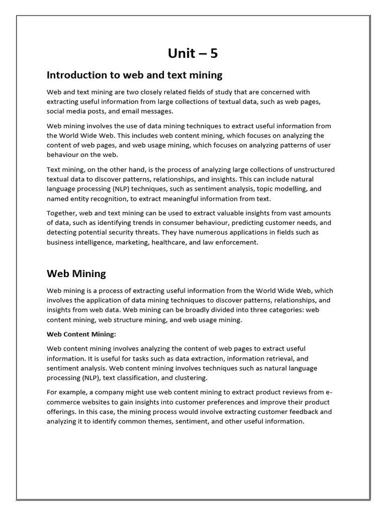 Unit 5 DM | PDF | Cluster Analysis | Spatial Analysis
