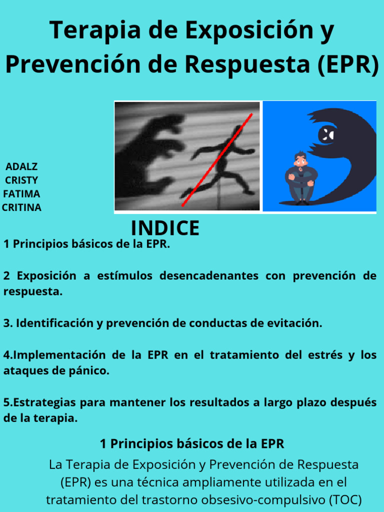 EPR: Guía para TOC y Ansiedad | PDF | Desorden obsesivo compulsivo | Ansiedad