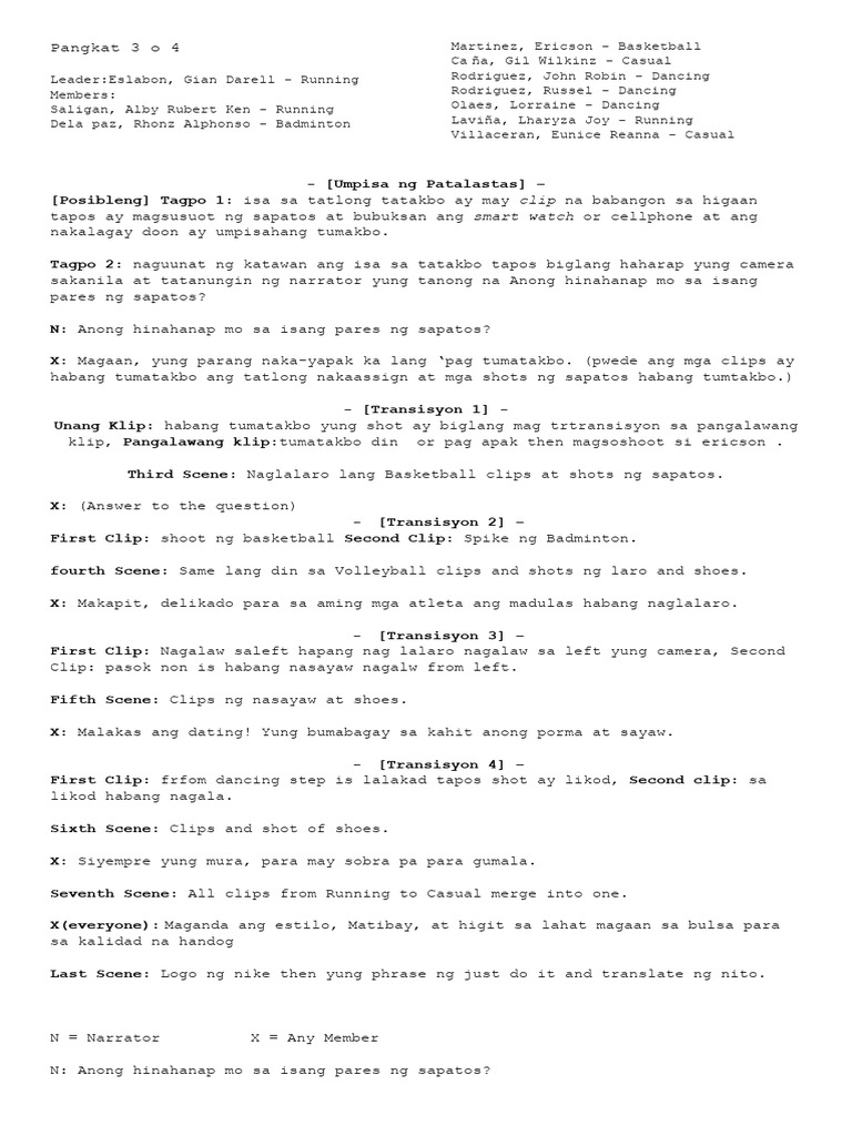 Pagbasa Script | PDF