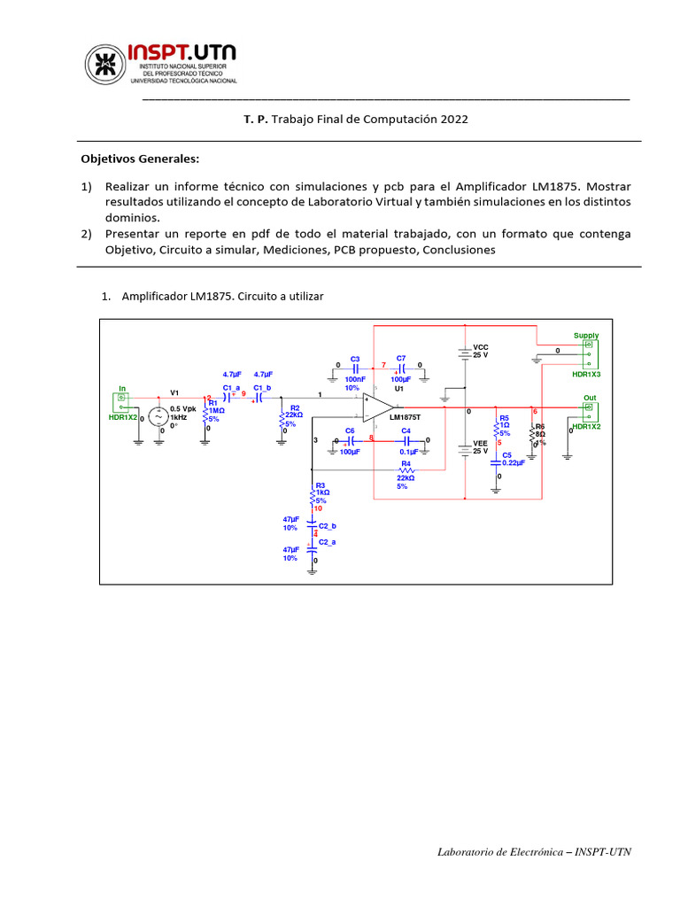 Tp Trabajo Final Computacion Inspt Utn 2022 Ver1 Pdf