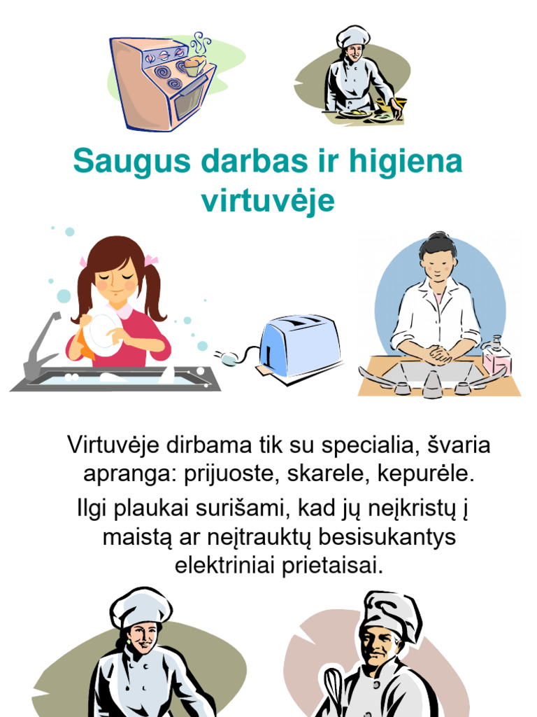 Saugus Darbas Ir Higiena Virtuveje | PDF