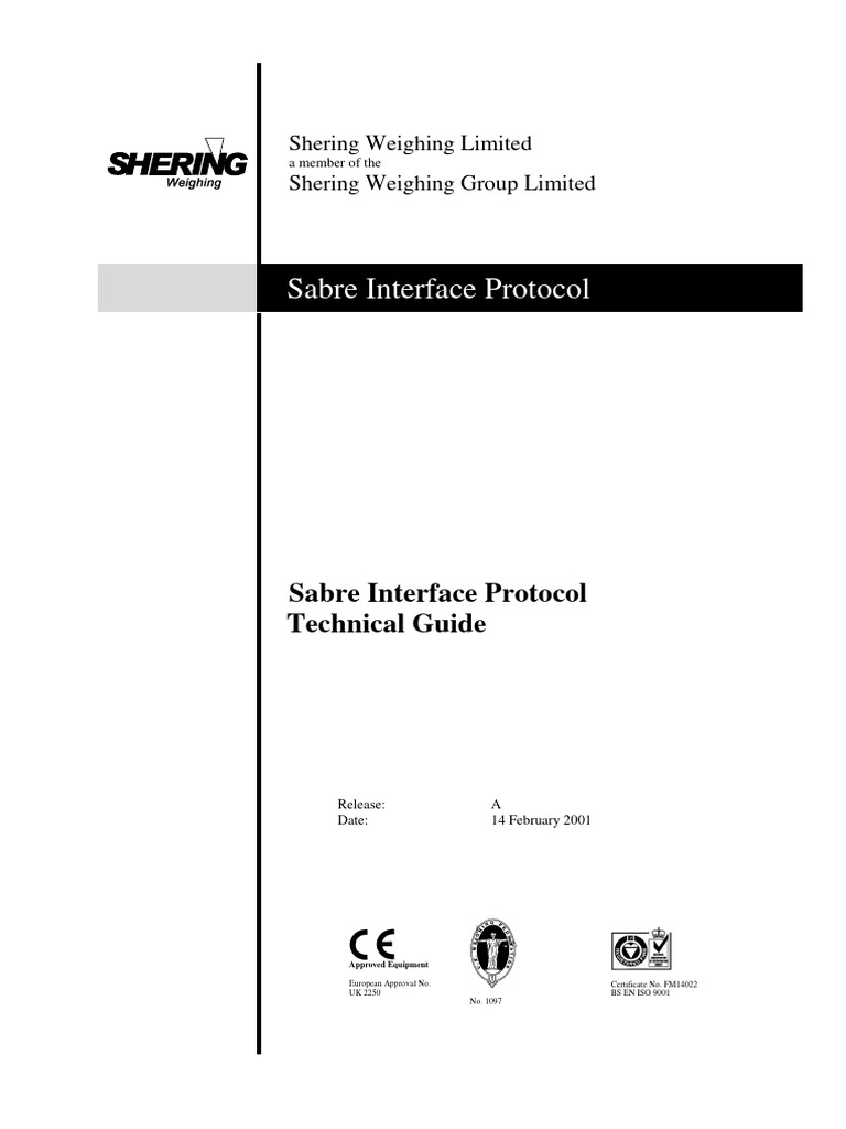 Sabre Interface Protocol A | Download Free PDF | Transmission Control Protocol | Computer Science