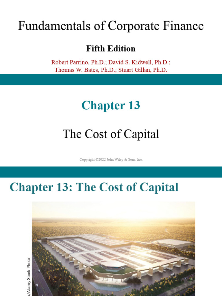 Pert 3 Cost of Capital | PDF | Cost Of Capital | Beta (Finance)