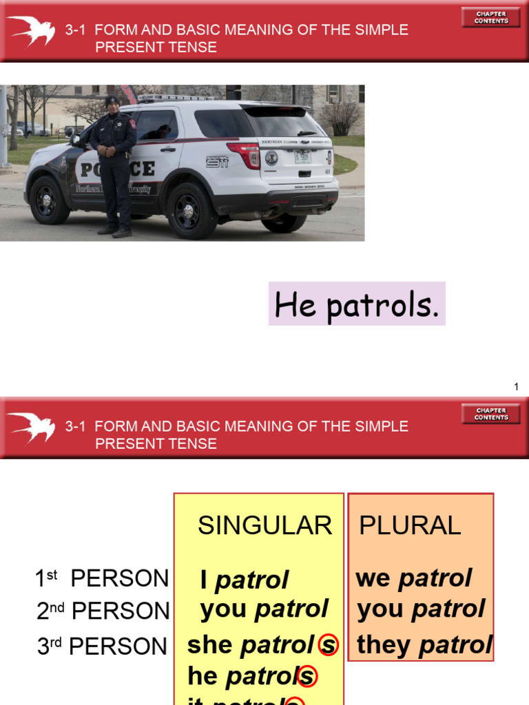 Police Lessons Grammar 2 Present Simple | PDF | Language Families ...