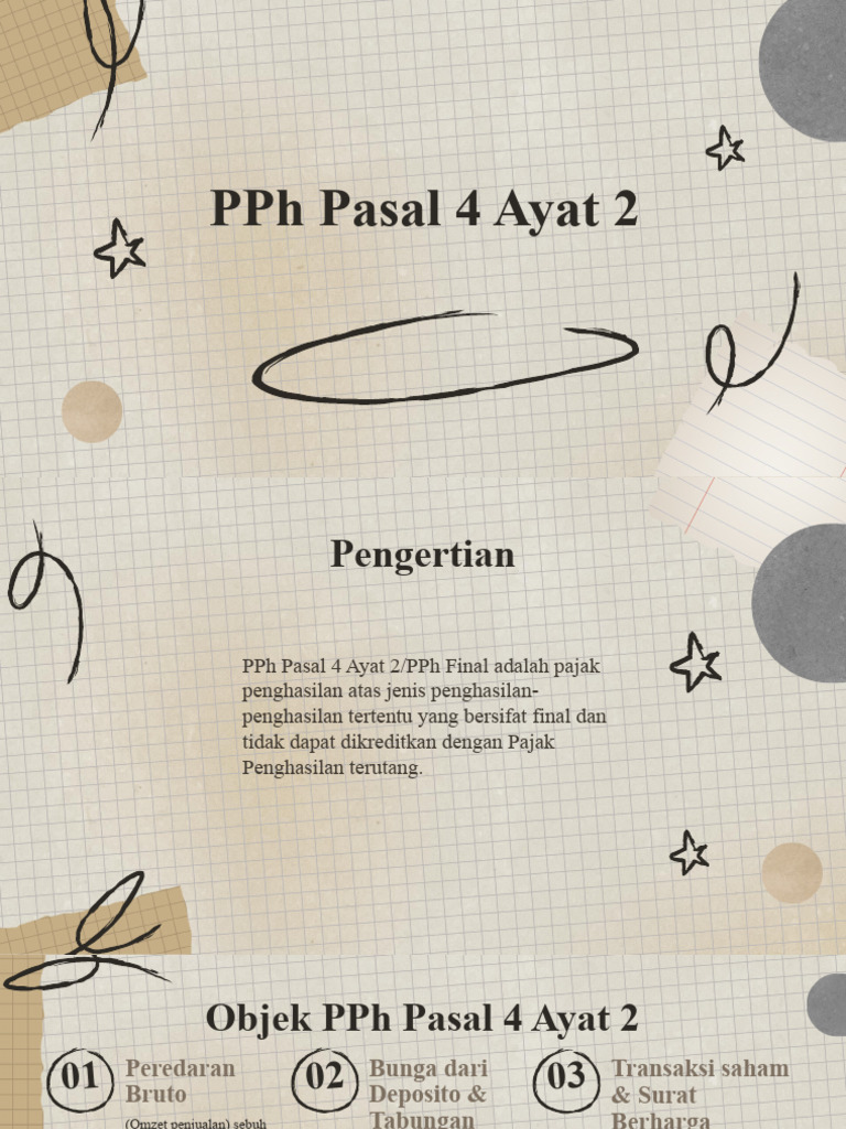 Tarif PPh Pasal 4 Ayat 2 Sewa Bangunan | PDF
