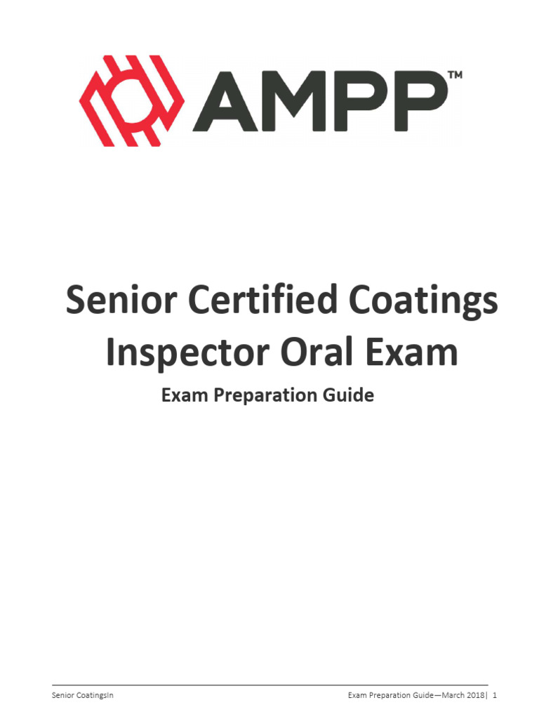 Senior Certified Coatings Inspector EPG | PDF | Coating | Epoxy