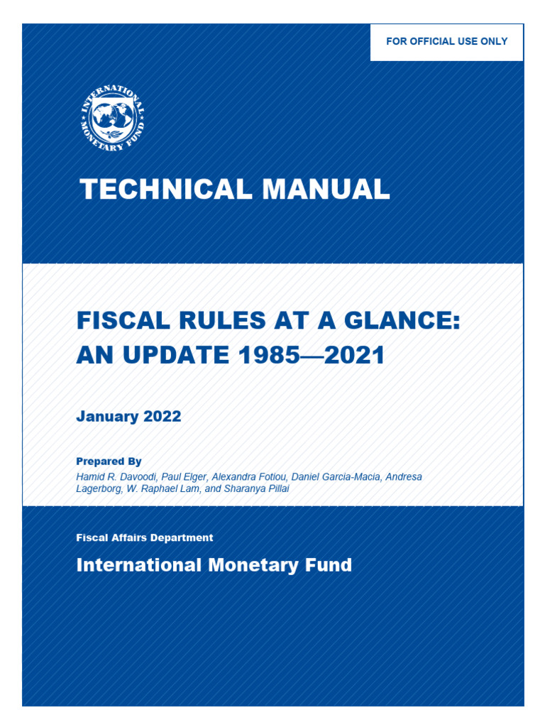 FAD Technical Manual - Fiscal Rules at A Glance 1985-2021 | PDF ...