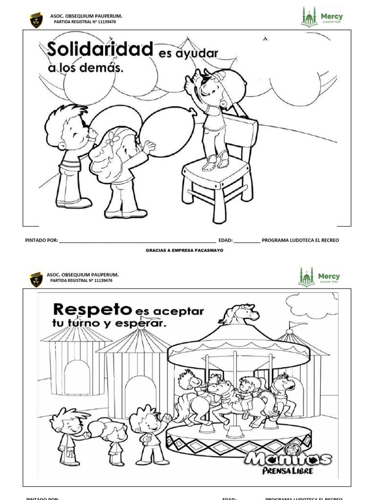Plantillas Ludoteca 2 | PDF