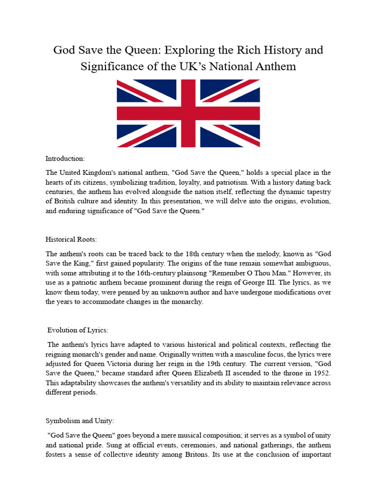 God Save The Queen | PDF