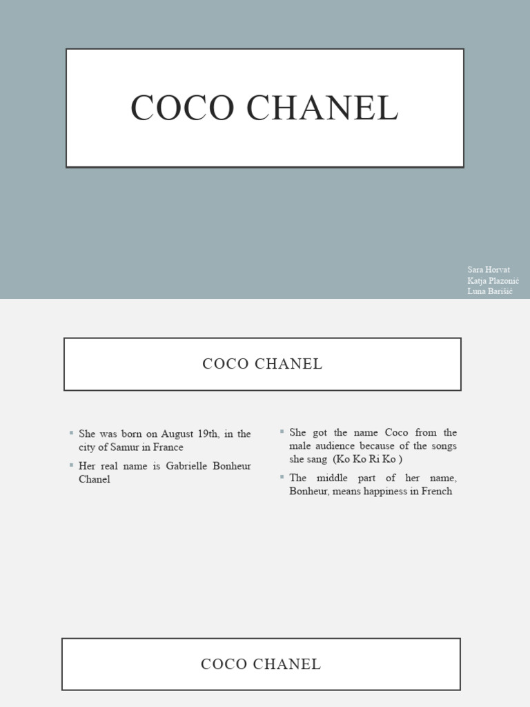 Coco Chanel 2 | PDF | Clothing | Style