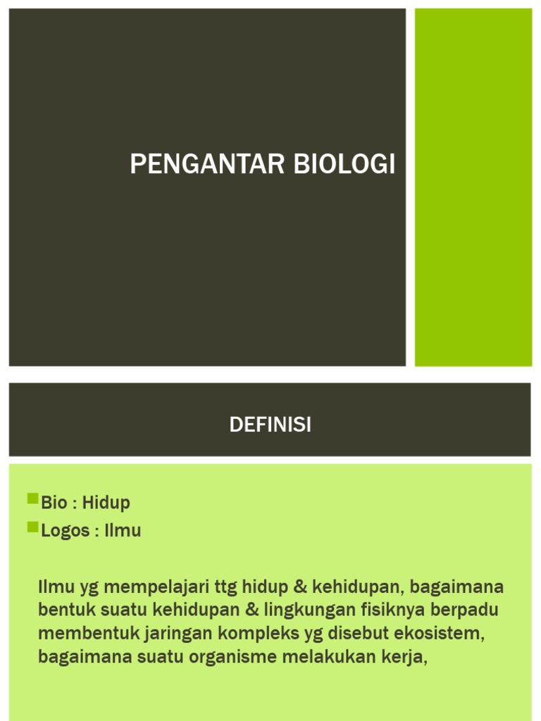 Biologi 1 | PDF