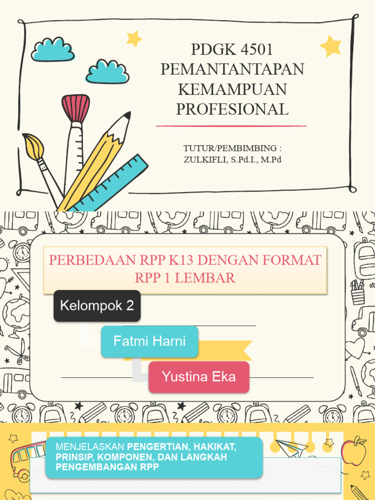Perbedaan RPP k13 Dengan Format RPP 1 Lembar | PDF Perbedaan RPP k13 Dengan Format RPP 1 Lembar | PDF