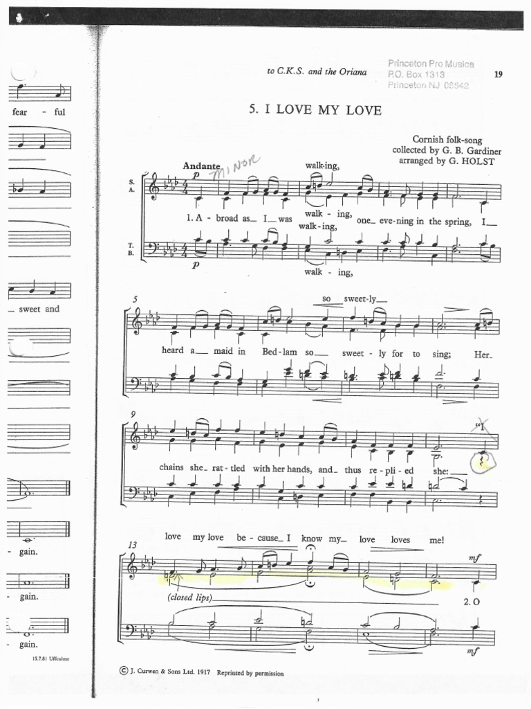 I Love My Love | PDF