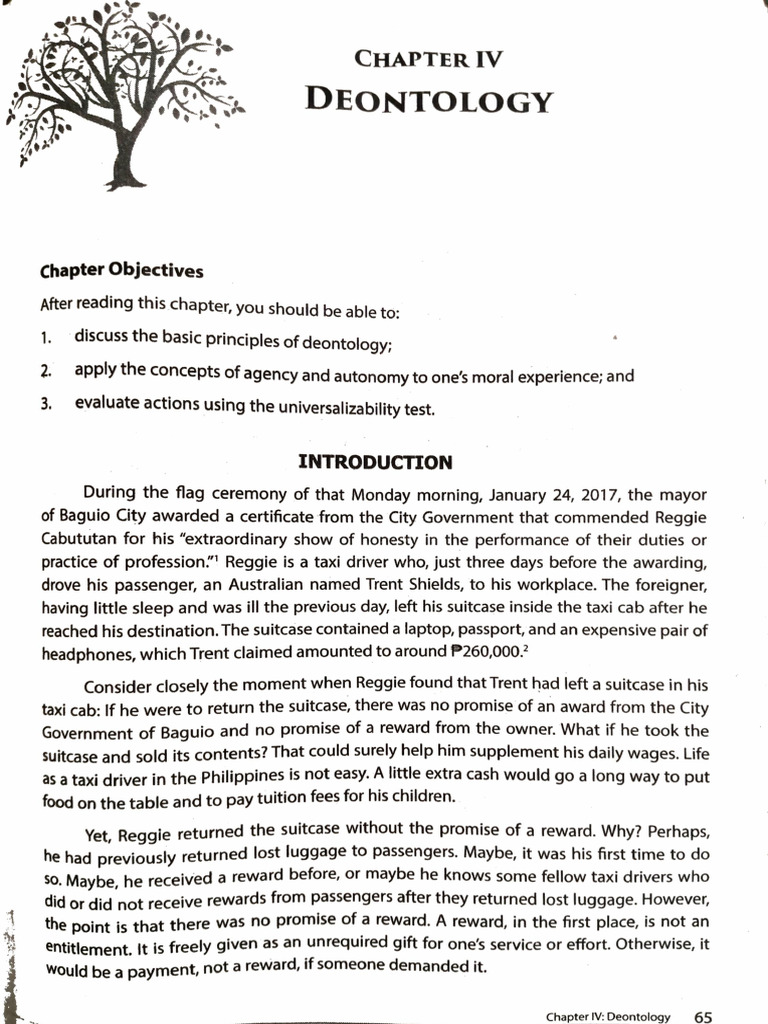 Ethics Chapter 4 | PDF