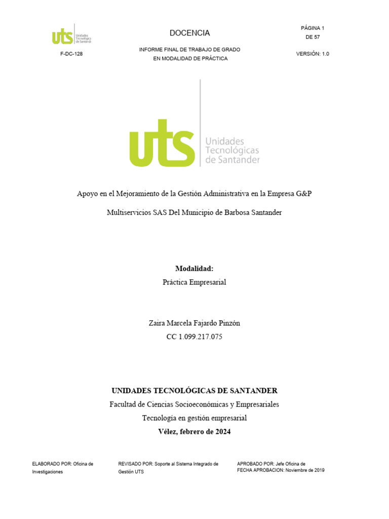 Zaira F-DC-128 IFTG Zaira 7 12 2023. | PDF | Business | Negocios económicos