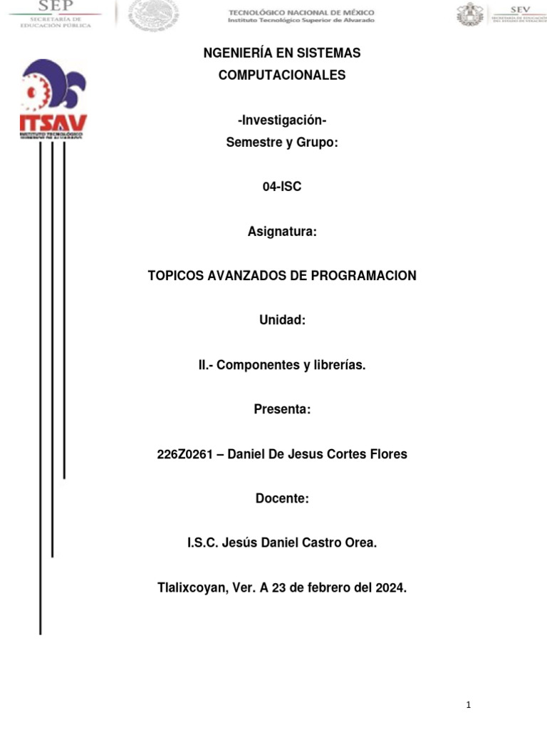 Tadp U2t1 DJCF | PDF | Eclipse (software) | Java (lenguaje de programación)