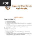 SASMO Sample Questions by Grade | PDF | Mathematics | Statistics