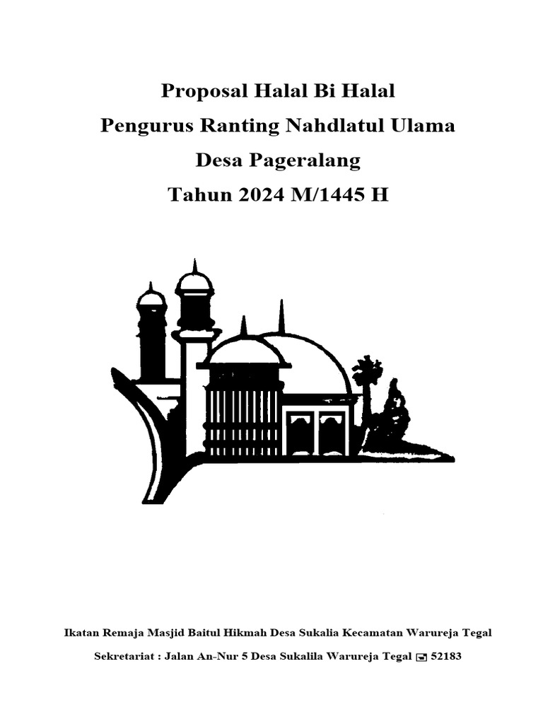 Proposal Halal Bi Halal | PDF