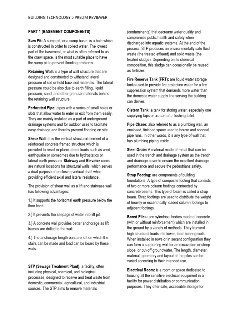 Bt5 Prelim Reviewer Pdf Beam Structure Welding