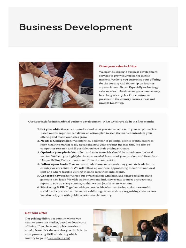 Business Development | PDF