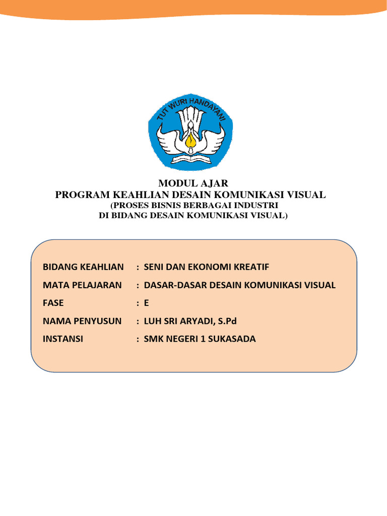 Modul Ajar Dasar-Dasar Desain Komunikasi Visual - Proses Bisnis ...