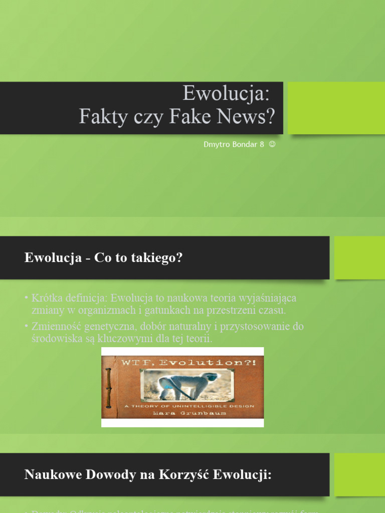 Ewolucja | PDF
