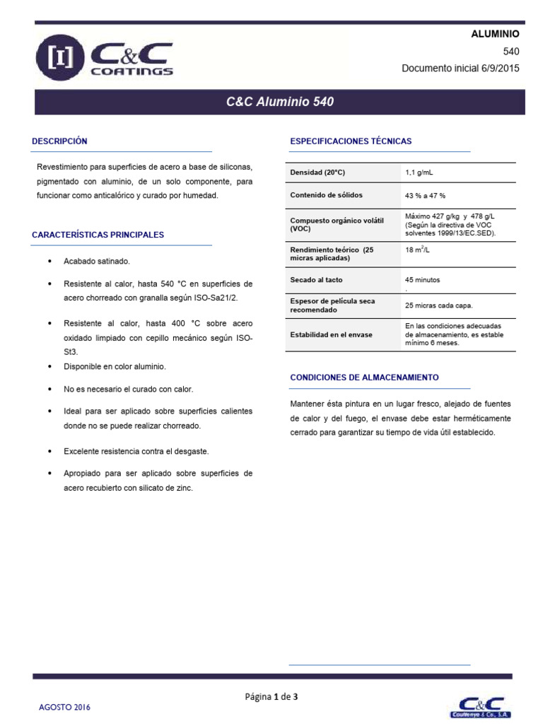 7540-C&C Aluminio 540 | PDF | Aluminio | Acero