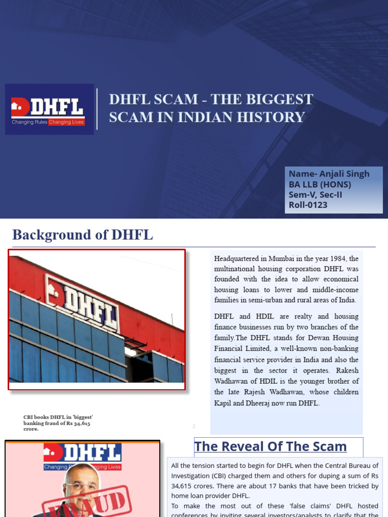 DHFL Fraud Case | PDF | Business | Financial Services