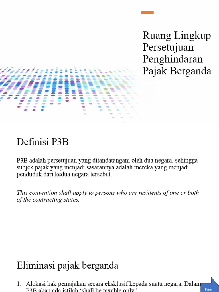 Pemahaman P3B dan Pajak Berganda | PDF