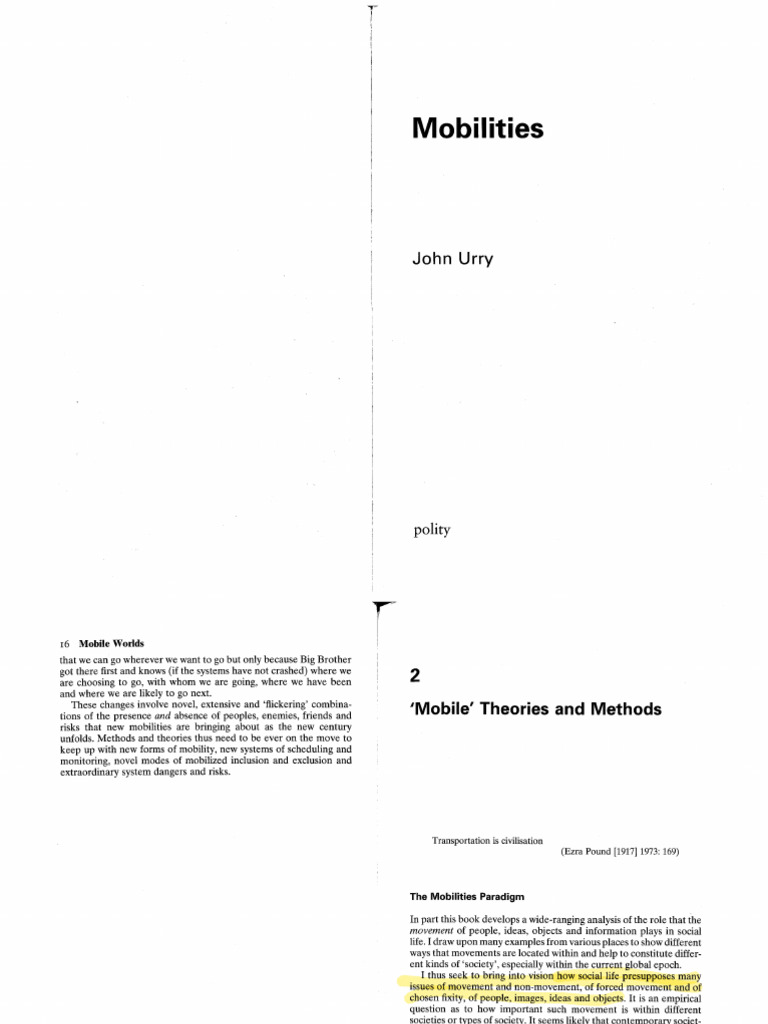 Urry 2007 | PDF