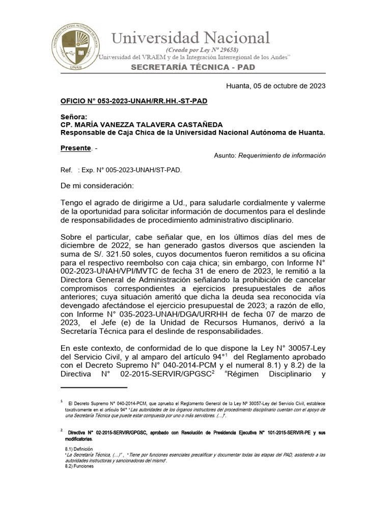 Oficio #053-2023 | PDF | Justicia | Crimen y violencia