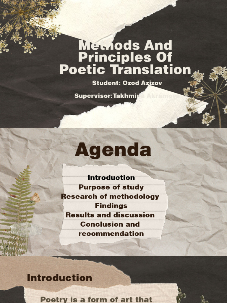 Brown and Beige Minimalist Vintage Scrapbook Self-Introduction ...