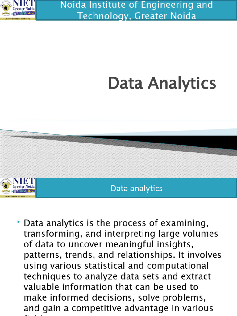 UNIT-1 Data Analytics | PDF | Analytics | Data Analysis