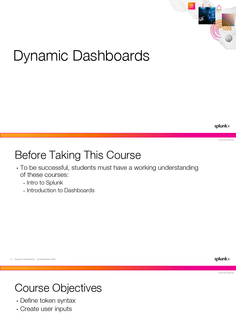 Dynamic Dashboards 9.1 Slides | PDF | Icon (Computing) | Page Layout