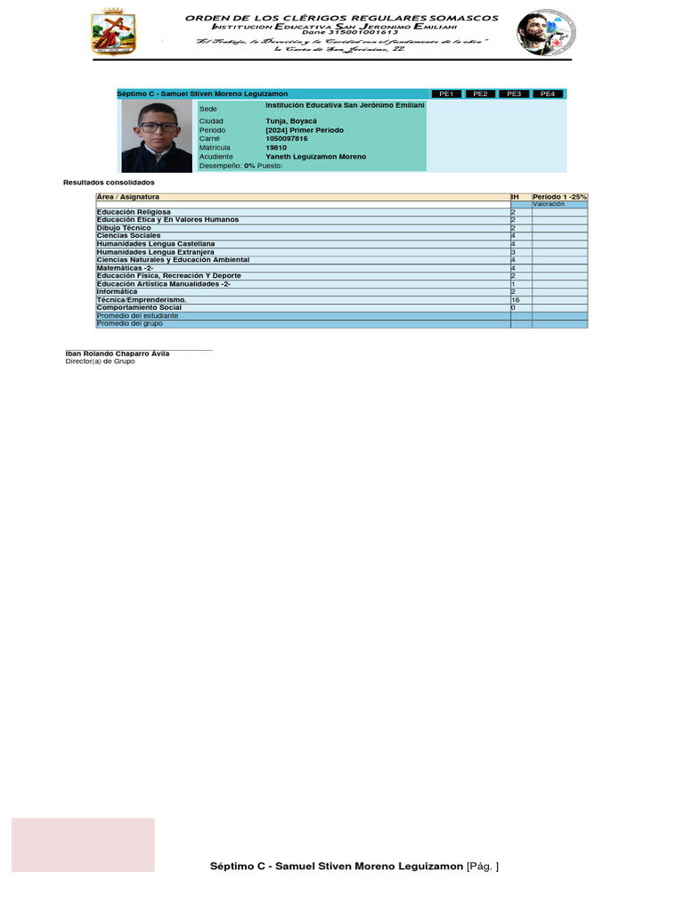 Boletin de Periodo P1 7C Moreno Leguizamon Samuel Stiven 20240122 ...