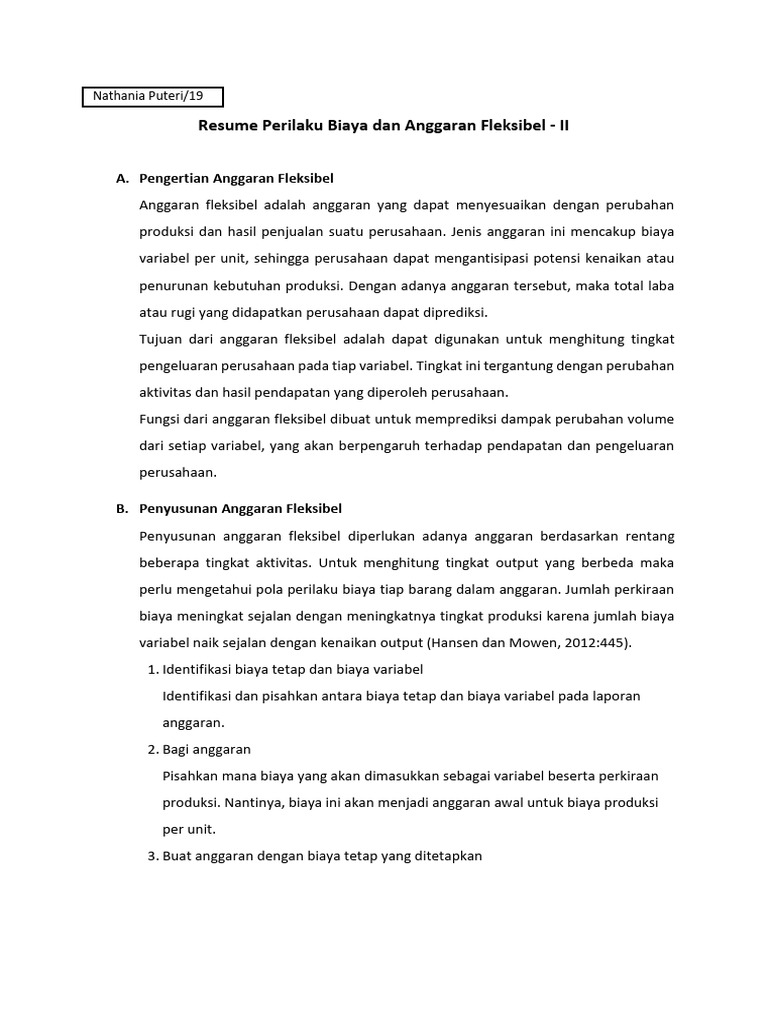 AkMen 2E 18, Nathania Puteri TUG 2 | PDF