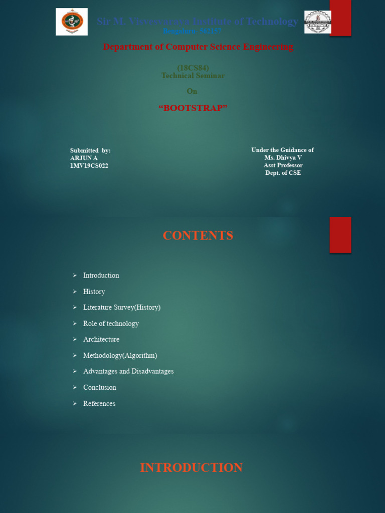 Bootstrap | Download Free PDF | Bootstrap (Front End Framework) | Resampling (Statistics)