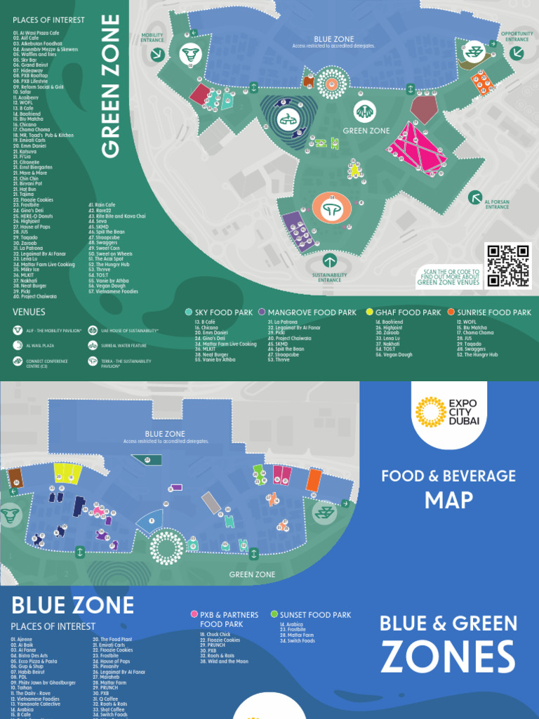 FB Map COP28 | PDF | Food And Drink Preparation | Cooking