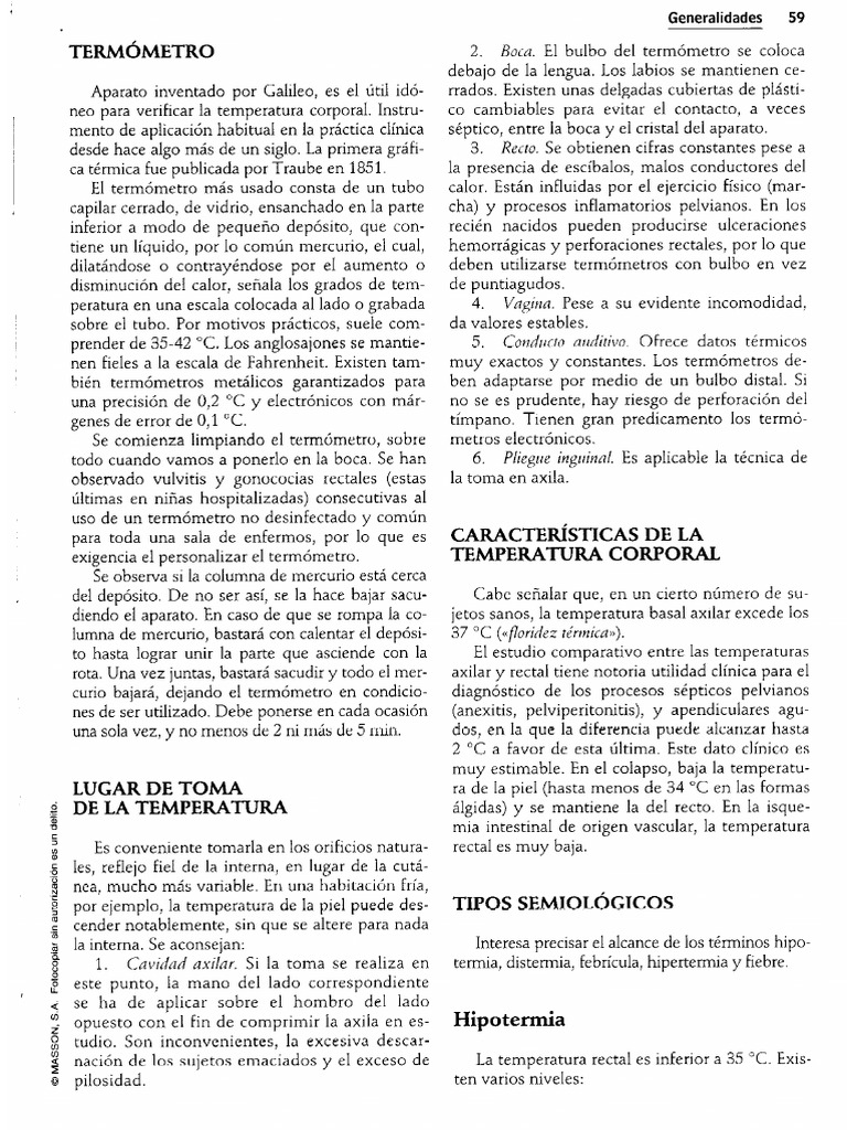 Termometro | PDF