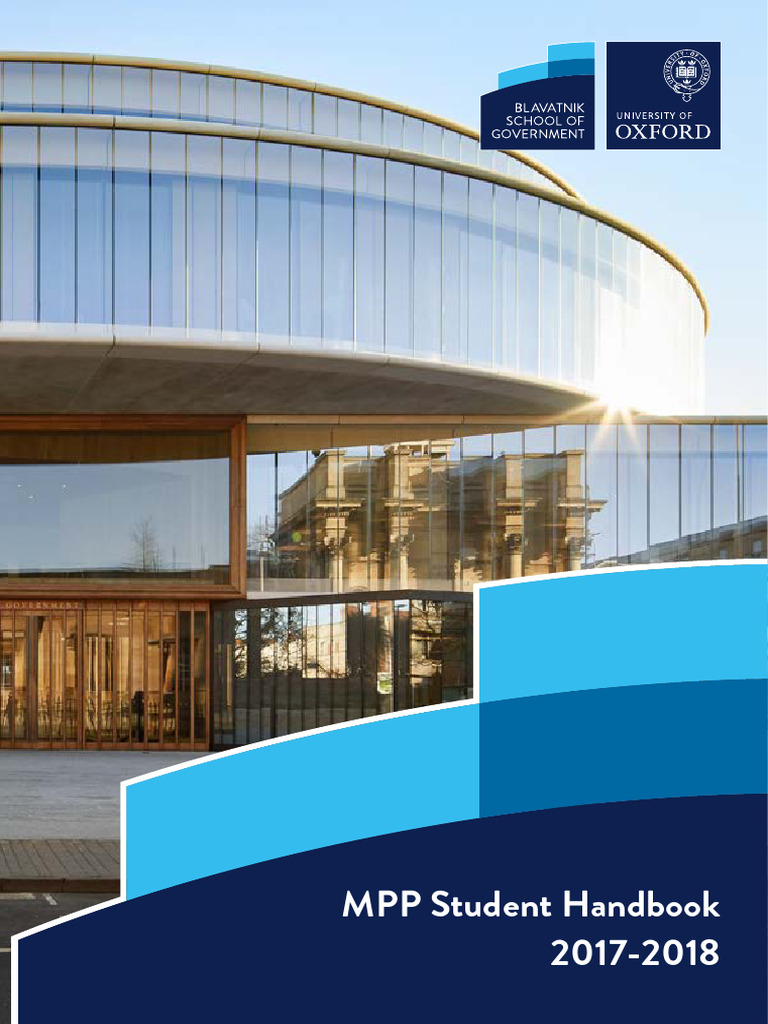 MPP Student Handbook 2017-2018 | PDF | Policy | Economics