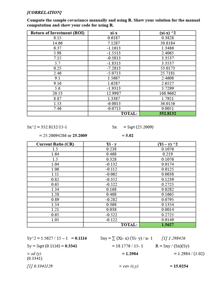 Problem Set 2 - Amsr | Download Free PDF | Applied Mathematics | Statistical Analysis