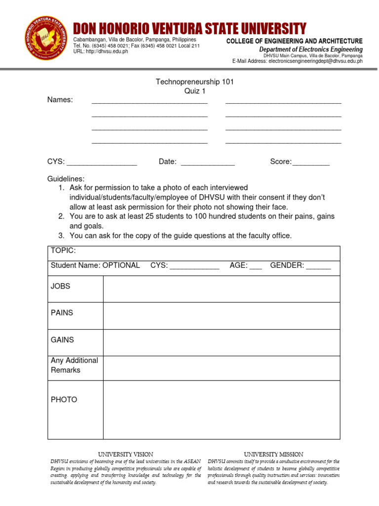 Techno-Quiz-1 085738 085813 | PDF