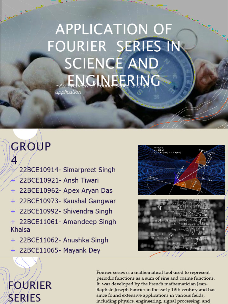 Application Of Fourier Series Download Free Pdf Fourier Series Fourier Transform