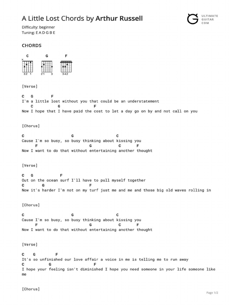 A Little Lost Chords | PDF